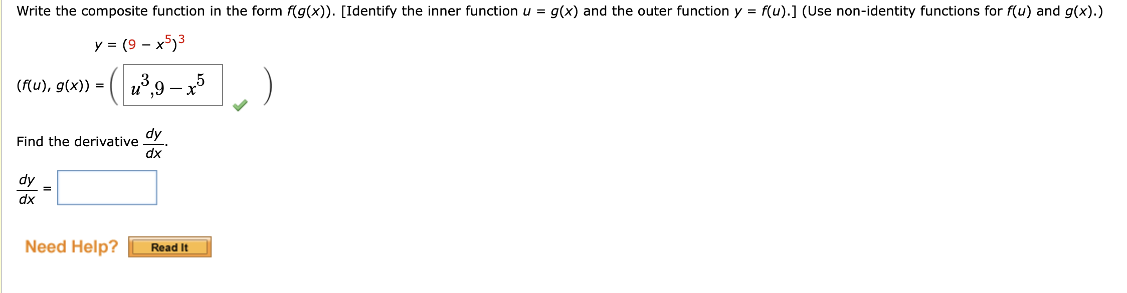 Solved Write the composite function in the form f(g(x)). | Chegg.com