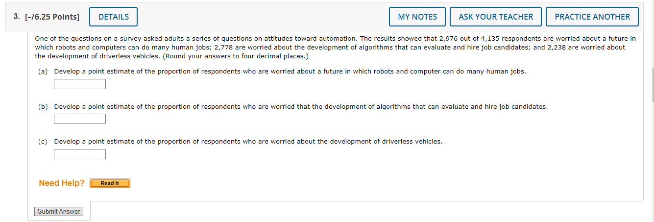 Solved 3. [-76.25 Points] DETAILS MY NOTES ASK YOUR TEACHER | Chegg.com