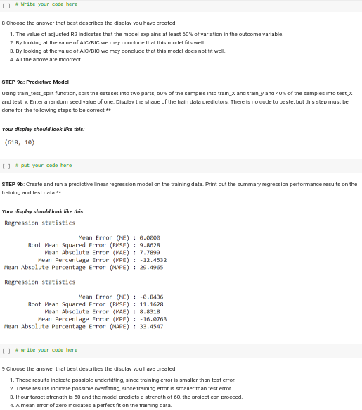 Solved Homework #2 Multiple Linear Regression and | Chegg.com