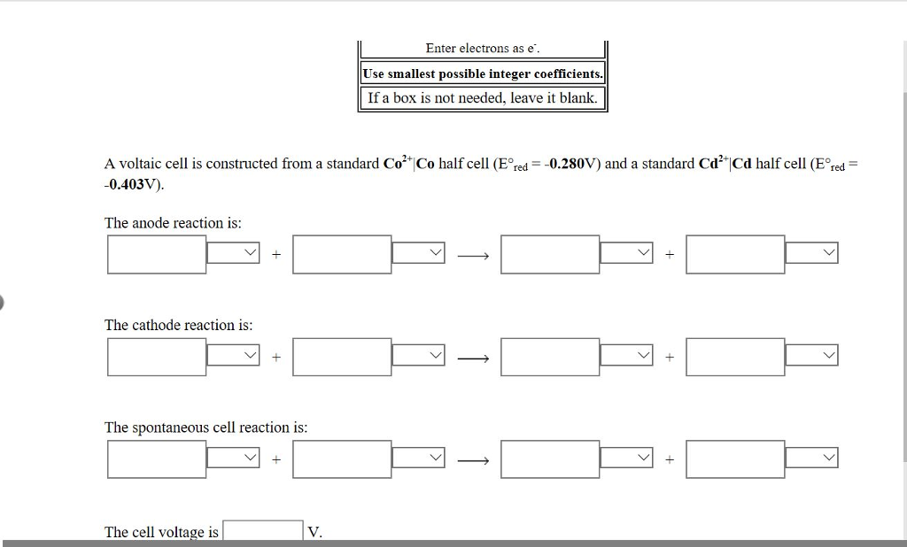 Solved Write electrochemical cell notation. Write the cell | Chegg.com