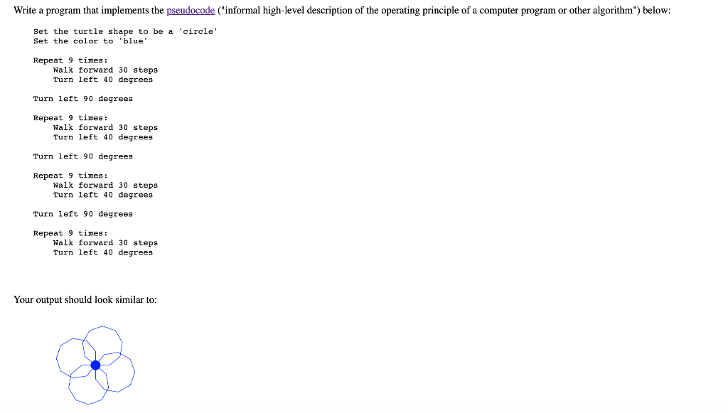 Solved Write a program that implements the pseudocode | Chegg.com