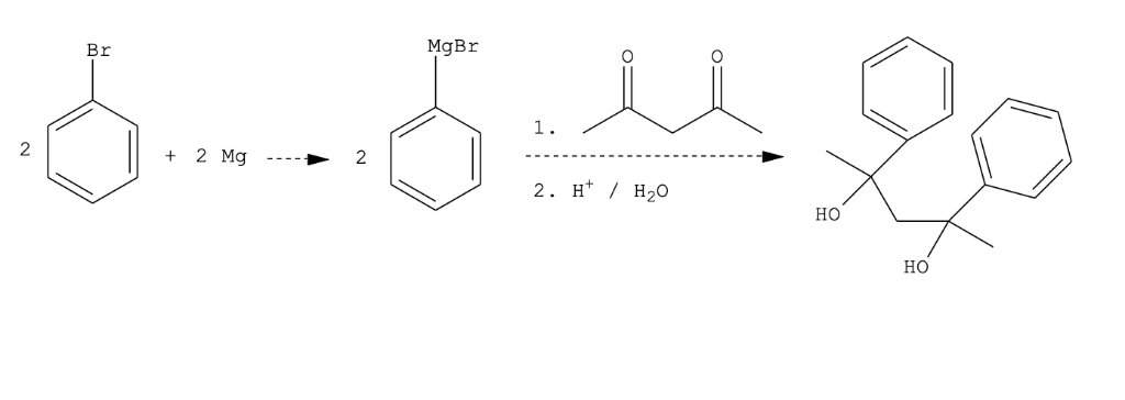 Solved MgBr Br 1. 2 2 2 Mg + 2. H / Н,0 но но 4. If the | Chegg.com