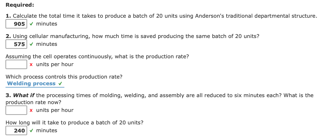 Solved Continuous Flow vs. Departmental Flow Manufacturing | Chegg.com