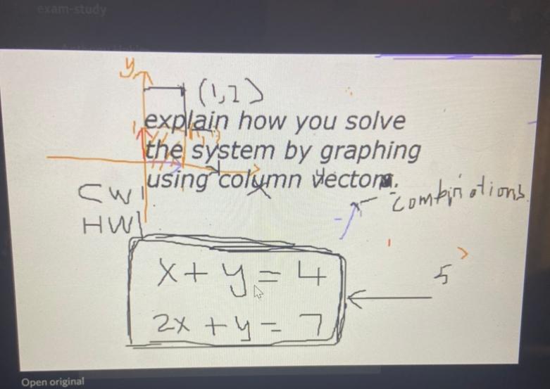 Solved combinations (12) explain how you solve the system by | Chegg.com