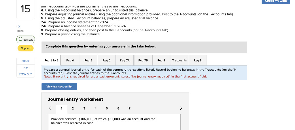The general ledger of the Karlin Company, a | Chegg.com