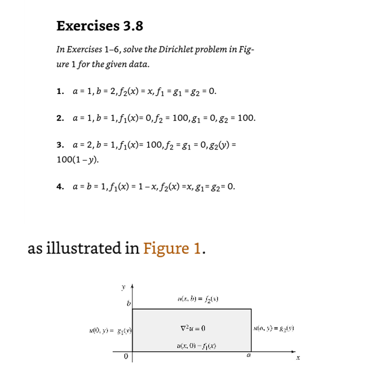 In Exercises 1-6, solve the Dirichlet problem in | Chegg.com