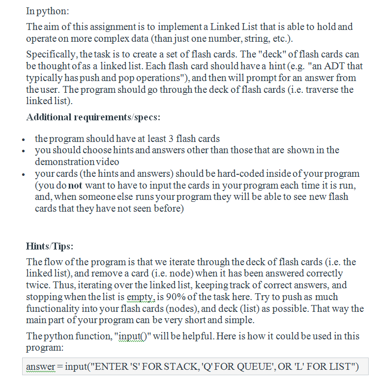 Solved In python: The aim of this assignment is to implement | Chegg.com