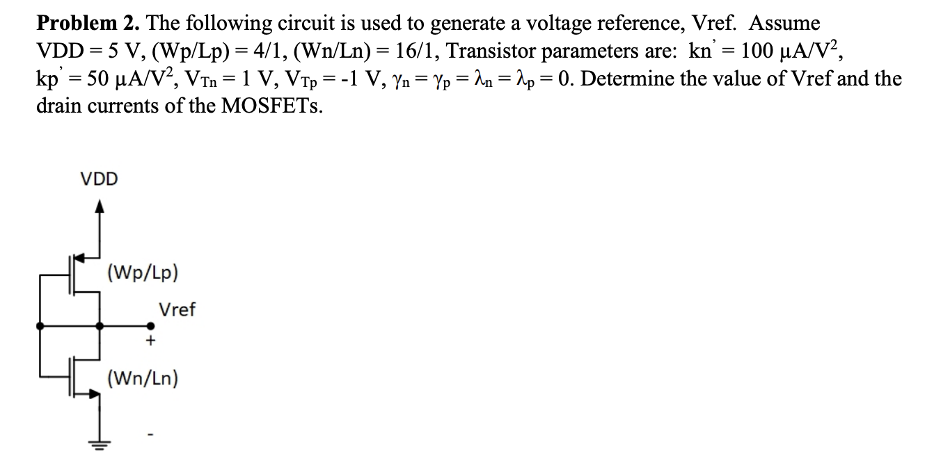 Solved Problem 2. The following circuit is used to generate | Chegg.com