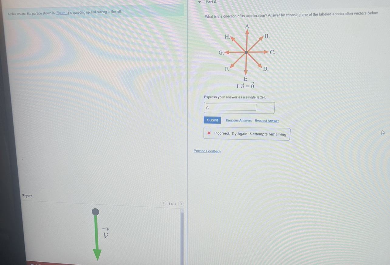 Solved At this instant, the particle shown in (Figure 1) ﻿is | Chegg.com