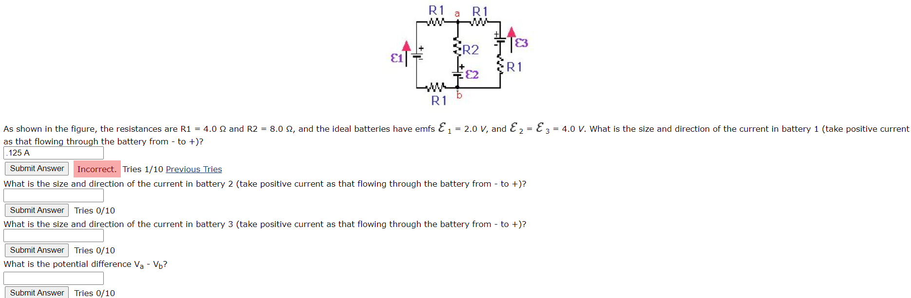 Solved R1 a R1 T R2 J |E3 斗 TR1 E2 R1 As shown in the | Chegg.com