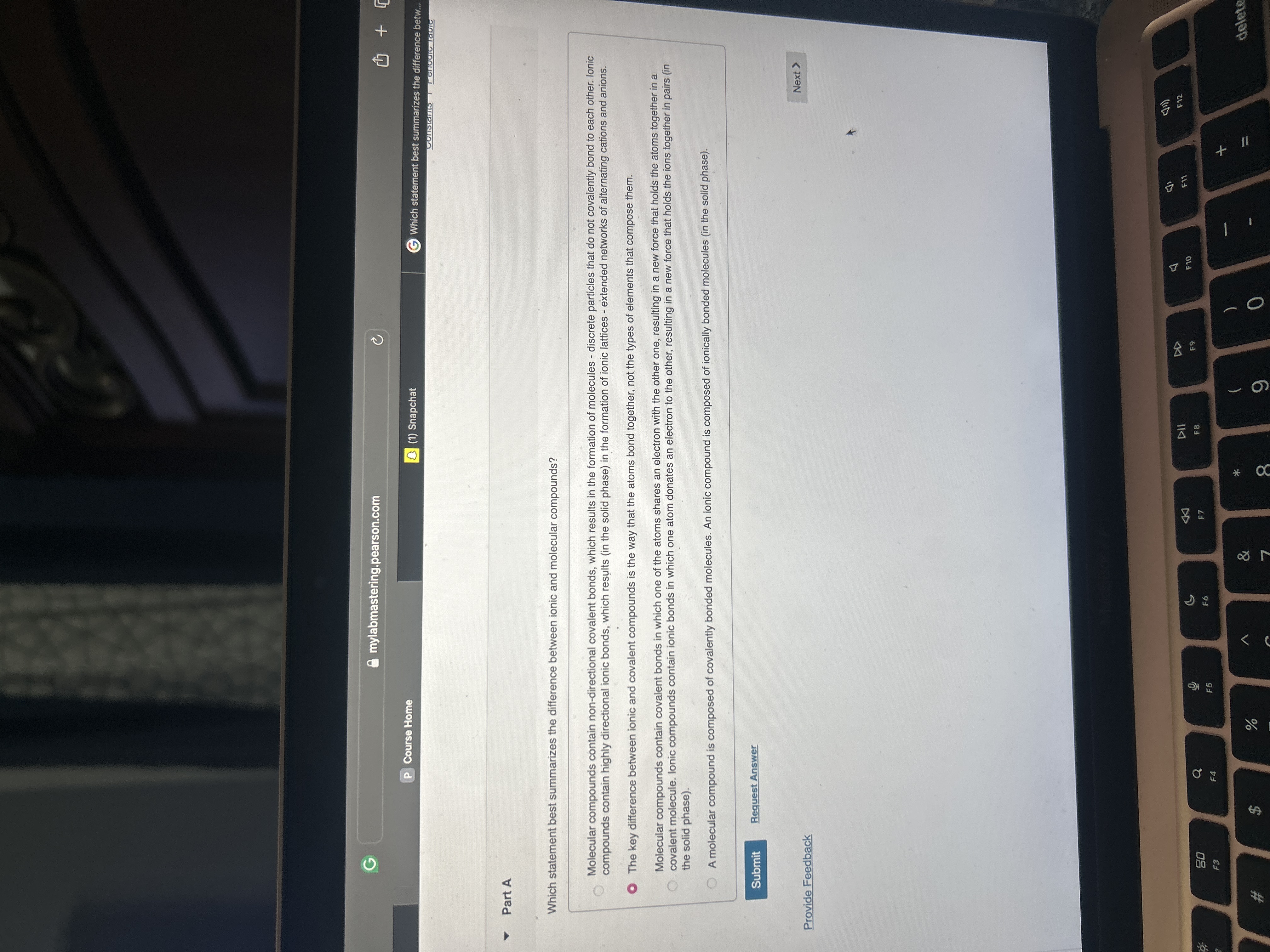 Solved Which statement best summarizes the difference | Chegg.com