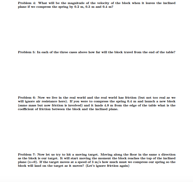 Solved Lab 4: Launching Things Our virtual experimental | Chegg.com