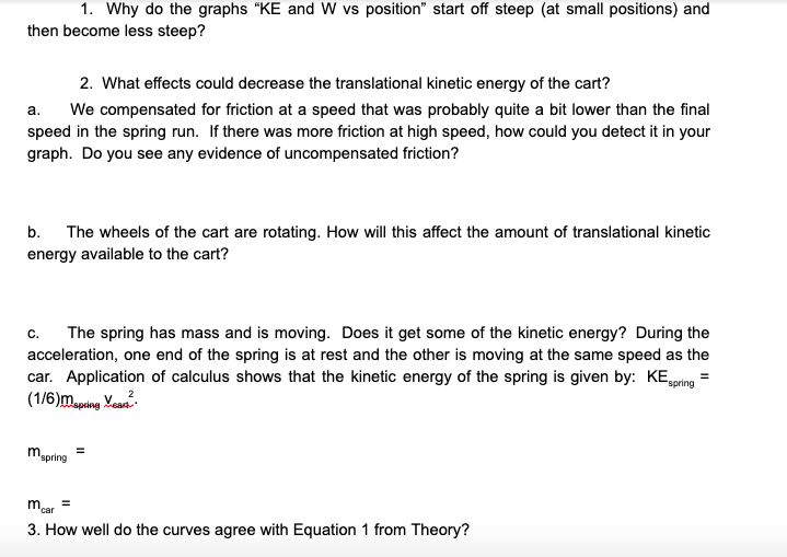 Solved KE W 0.16 Weak Spring S0.12Strong Spring 0.08 0.04 | Chegg.com