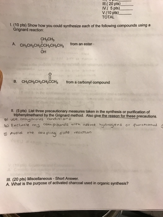 Solved Show how you could synthesize each of the following | Chegg.com