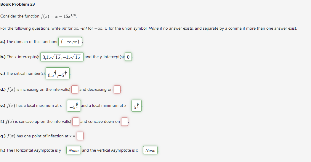Solved Book Problem 23Consider the function f(x)=x-15x13.For | Chegg.com