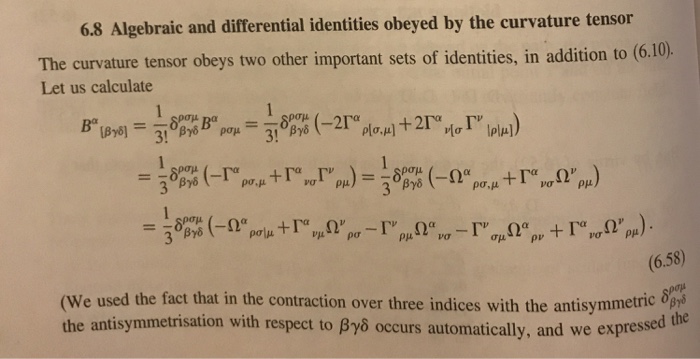 Solved In “An Introduction to General Relativity and | Chegg.com