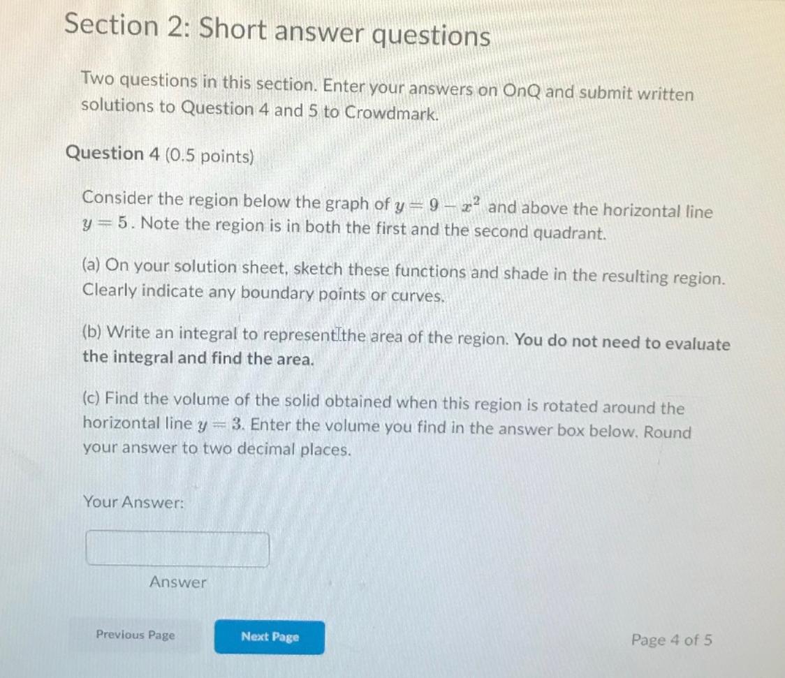 Solved Two questions in this section. Enter your answers on | Chegg.com