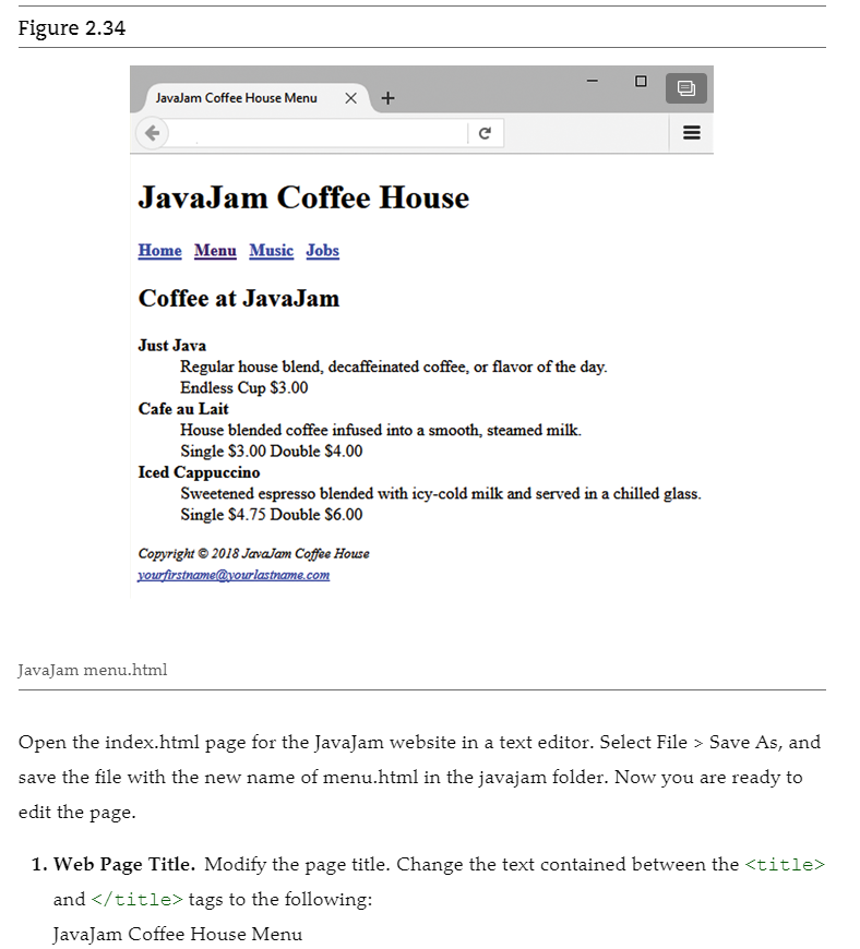 Solved Web Develpment and Design Foundations with html5 9th | Chegg.com