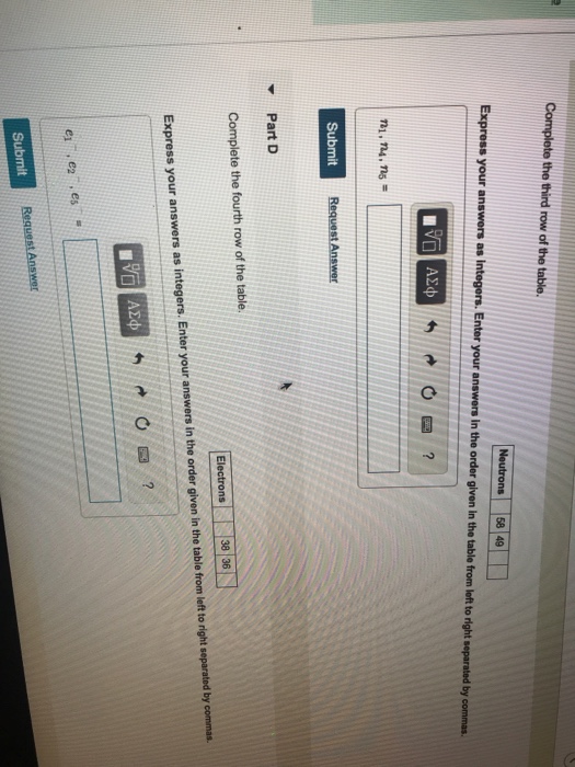Solved Part A 40 Ar, Enter your answers numerically | Chegg.com