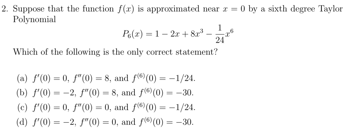 Solved 2. Suppose that the function f(x) is approximated | Chegg.com