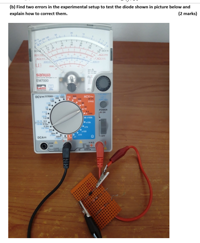 Solved 3. Look at the picture of transistor testing | Chegg.com