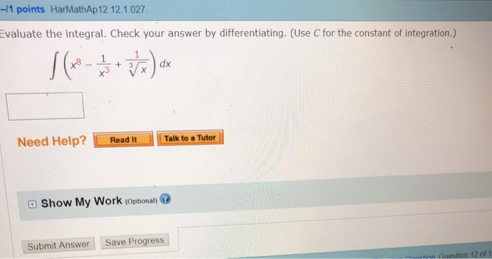 Solved ment Submission his assignment, you submit answers by | Chegg.com