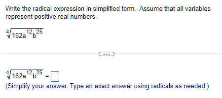 Solved Write the radical expression in simplified form. | Chegg.com