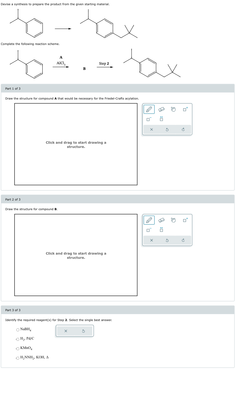 Solved Devise a synthesis to prepare the product from the | Chegg.com