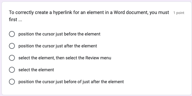 Solved To Correctly Create A Hyperlink For An Element In A 6954