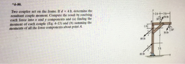 Solved 4-58. The board is used to hold the end of a four-way | Chegg.com