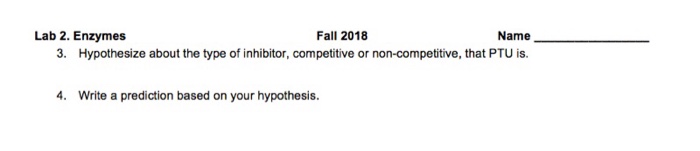 Solved Exercise 2. Inhibition of Catechol Oxidase Some | Chegg.com