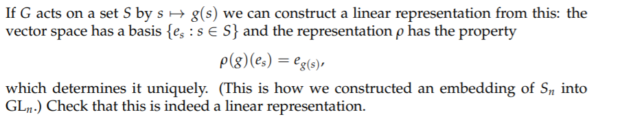 Solved If G acts on a set S by s + g(s) we can construct a | Chegg.com