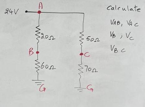 Solved Calculate VAB,VA⊂ VB,VC VBC | Chegg.com