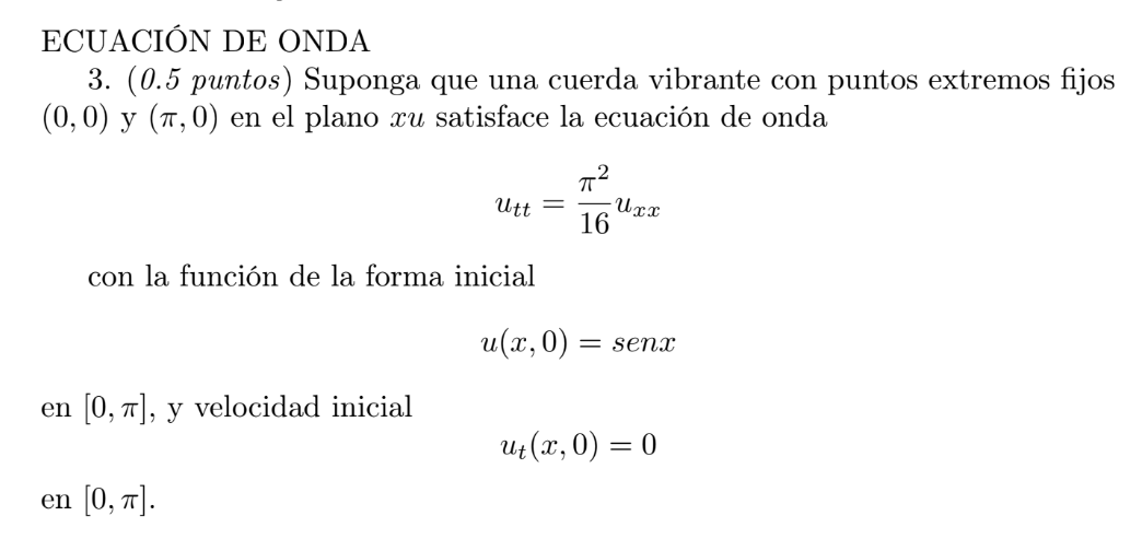 Solved Suppose a vibrating string with fixed endpoints(0, 0) | Chegg.com