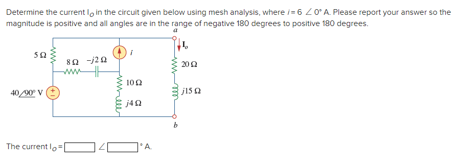 Solved Determine the current IO in the circuit given below | Chegg.com