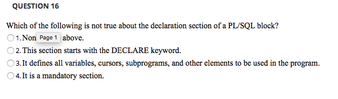 Solved The pre-defined exception NO_DATA_FOUND is raised | Chegg.com