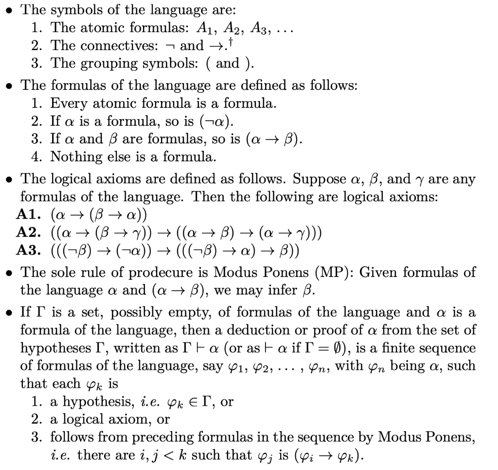 Solved Suppose A and B are atomic formulas of propositional | Chegg.com