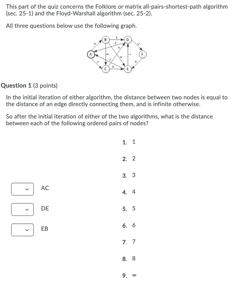 Solved This part of the quiz concerns the Folklore or matrix | Chegg.com
