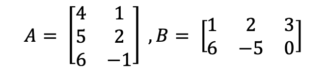 Solved In Problems 5-12, ﻿two matrices A and B are given. | Chegg.com