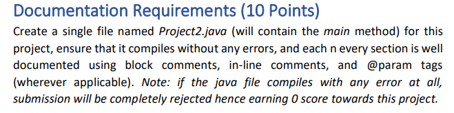 Solved Documentation Requirements (10 points) Create a | Chegg.com