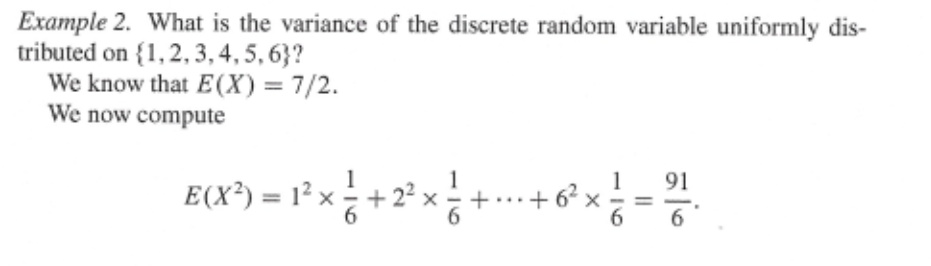 Solved 4. Roll two dice (a) What is the variance of the | Chegg.com