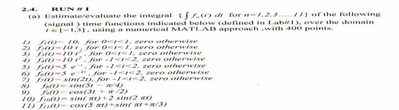 Solved 2.4. T2UN #\# I (a) Estimate/evaluate the integral | Chegg.com