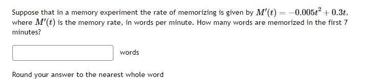 Solved Suppose that in a memory experiment the rate of | Chegg.com