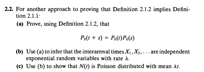 Solved 2.2. For another approach to proving that Definition | Chegg.com