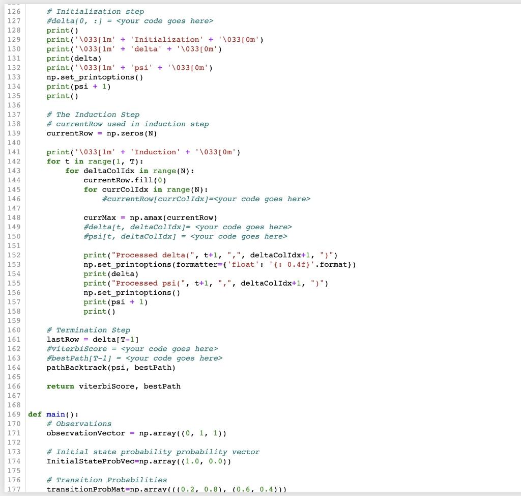 Solved When correctly implemented for the example, your code | Chegg.com