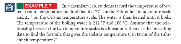 Solved EXAMPLE 7 In a chemistry lab, students record the | Chegg.com