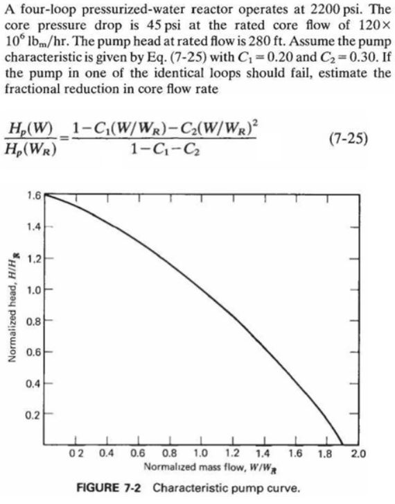 A four-loop pressurized-water reactor operates at | Chegg.com