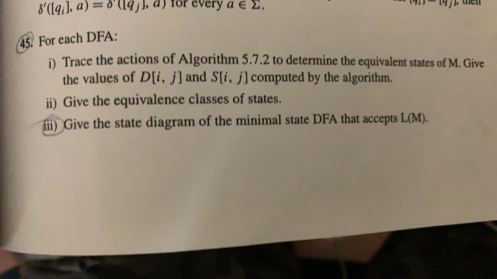 Solved 40. For each of the following NFAs, use Algorithm | Chegg.com