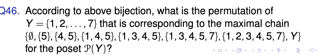 Solved Consider The Power Set Poset Px C For X 1 2 