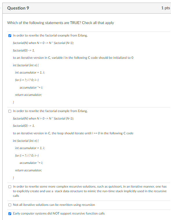 Solved Which of the following statements are TRUE? Check all | Chegg.com